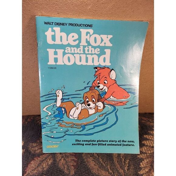 Golden | Accents | Vintage Goldenwalt Disney The Fox And Thehound Book ...